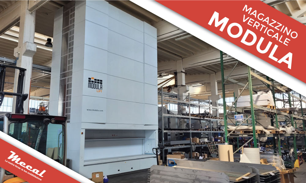 Magazzino verticale MODULA: una novità in Mecal